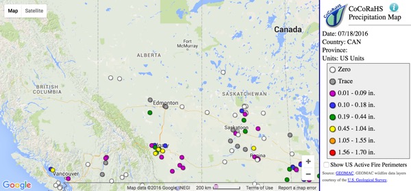 cocorahs-map-07182016 - AgCanada