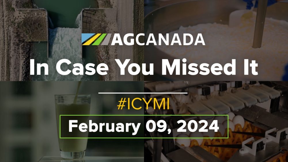 AGCanadaTV: In case you missed it: Your national ag news recap for Feb. 09, 2024 - AgCanada