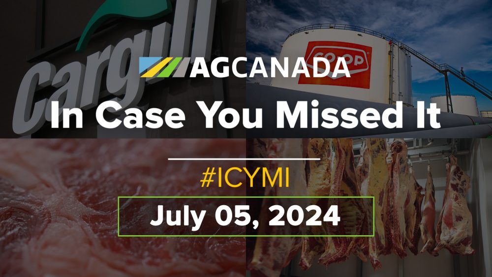 AGCanadaTV: In case you missed it: Your national ag news recap for July 5, 2024 - AGCanada